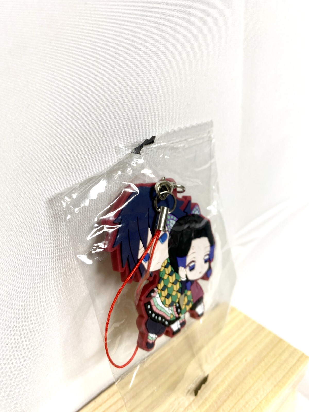 Tomioka Giyu Kocho Shinobu Demon Slayer Rubber Keychain Unopened Bandai ...