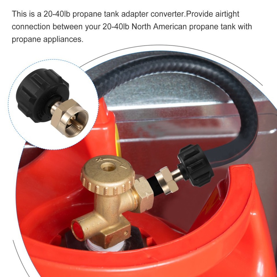 Portable Refill Tool for Propane Tank Gas Converter Camping Barbecue ...