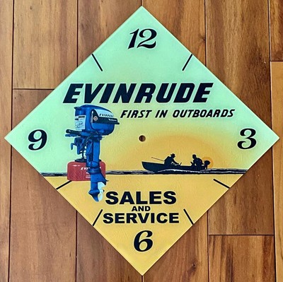 15" Evinrude Diamond Replacement Clock Face for Pam Clock | eBay