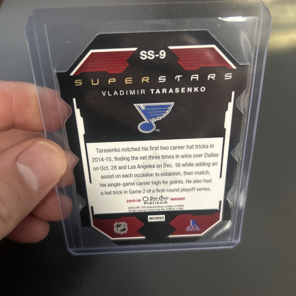2015-16 OPC Platinum Superstars Die Cut Insert Vladimir Tarasenko SS-90 ...