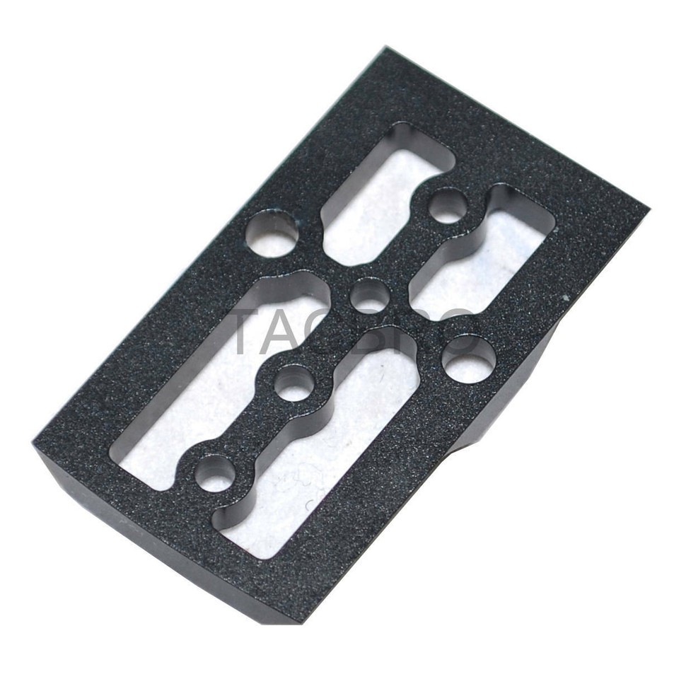 Black Anodized Aluminum Trijicon RMR Cover Plate for G17 G19 G26 Cut ...