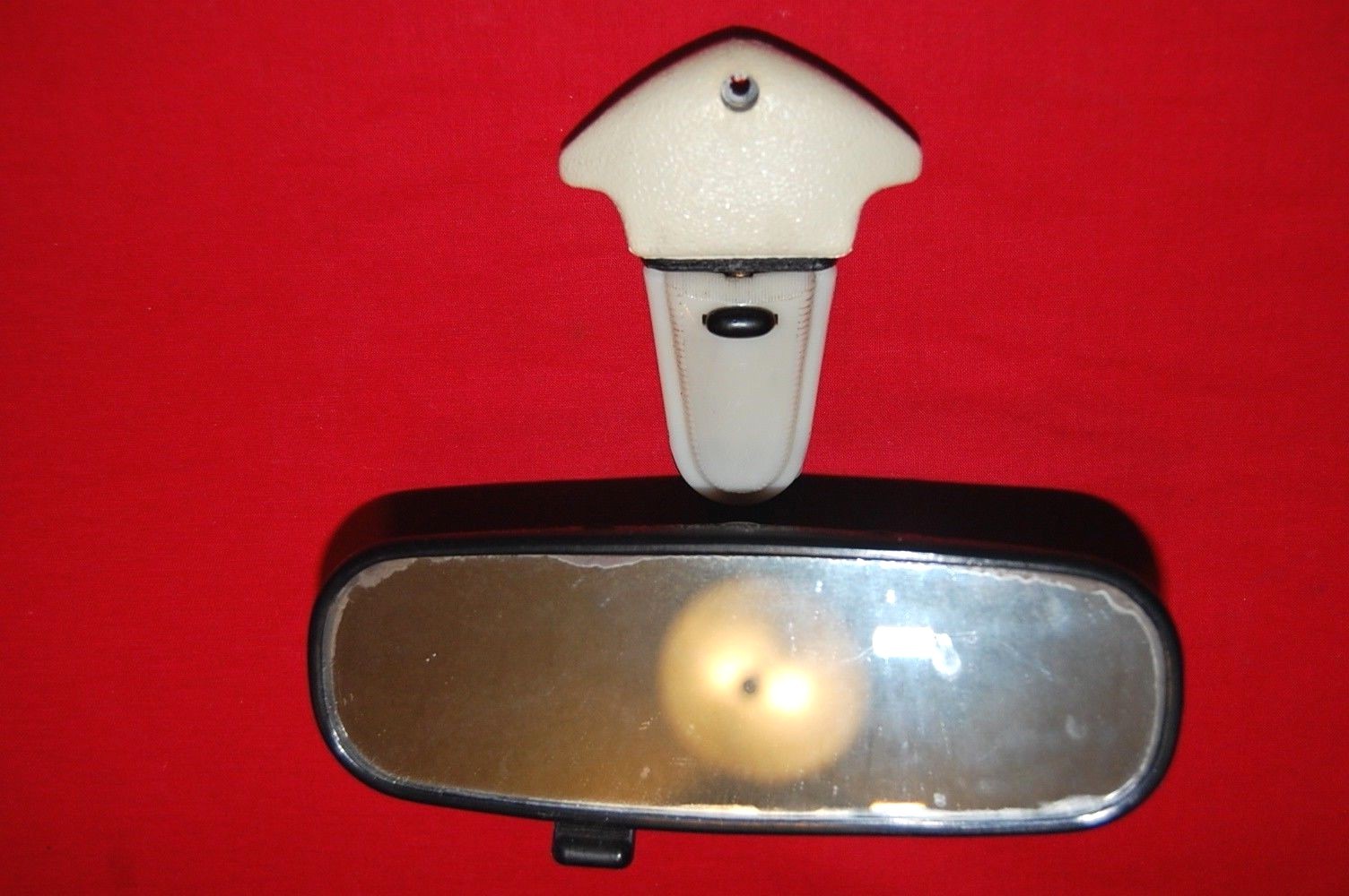 VW KARMANN GHIA BUG BEETLE CONVERTIBLE, REAR VIEW MIRROR, 1968-1979 OEM ...