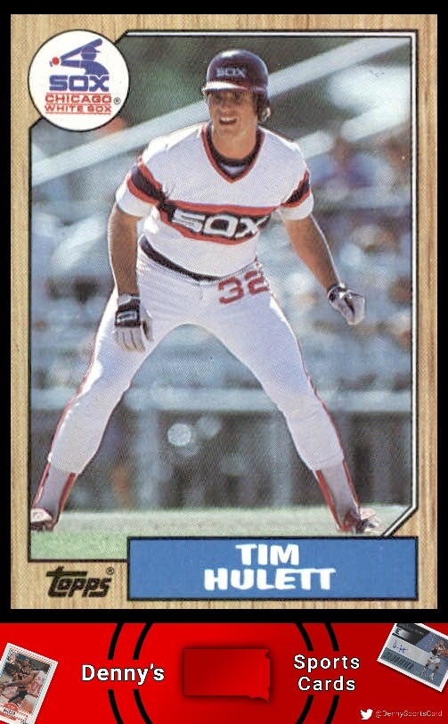1987 Topps #566 Tim Hulett Chicago White Sox Baseball Card | eBay