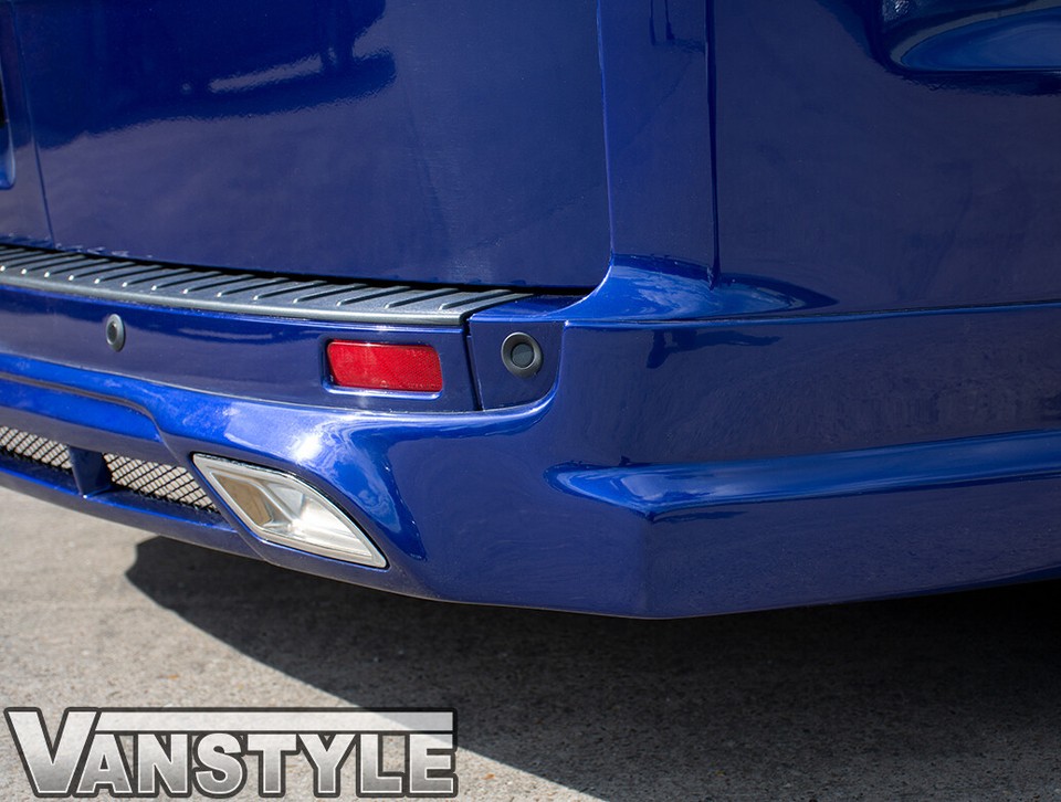 FORD TRANSIT CUSTOM 18-23 REAR BUMPER SKIRT SPOILER VALANCE SPLITTER ...