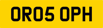 SOPH NEAT QUALITY REG NUMBER PLATE OR05 OPH ALL FEES PAID SOPHIE SOP ...
