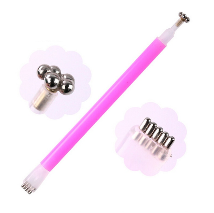 Magnet Stick Nail Art Design Flower Pattern Magnet Pen For Cat Eyes Gel Nail Pen | eBay