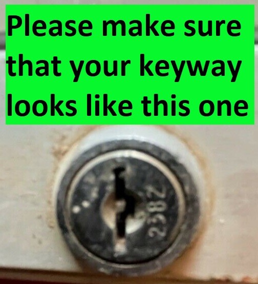 H2001-H2200 2-keys Chicago Style Double Sided Keys.cut and ready to use ...