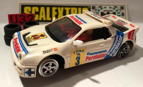 Slot Car Scx scalextric exin 8320 Ford RS200 #20 Purolator Sainz-Moya ...