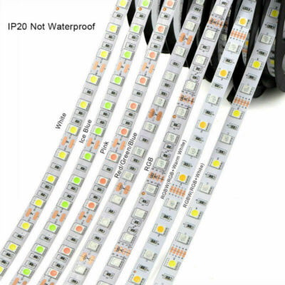 5M 300 LED Strip Light Waterproof 5050 RGB CCT RGBW RGBWW String Lights ...