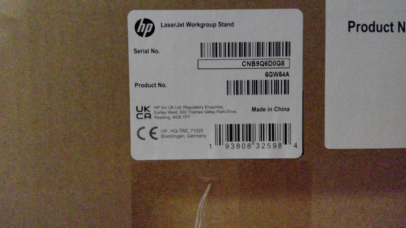 Genuine MFP E786dn/E786z LaserJet Workgroup Stand 6GW54A | eBay