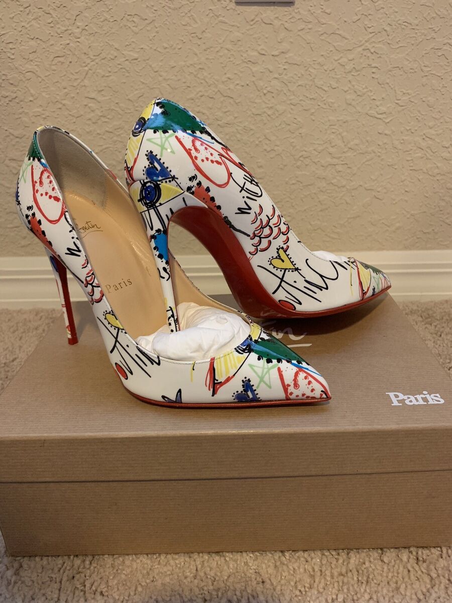 Christian Louboutin Pigalle Follies 36.5 Loubitag Graffiti Christian Louboutin Pigalle Follies 36.5 Loubitag Graffiti