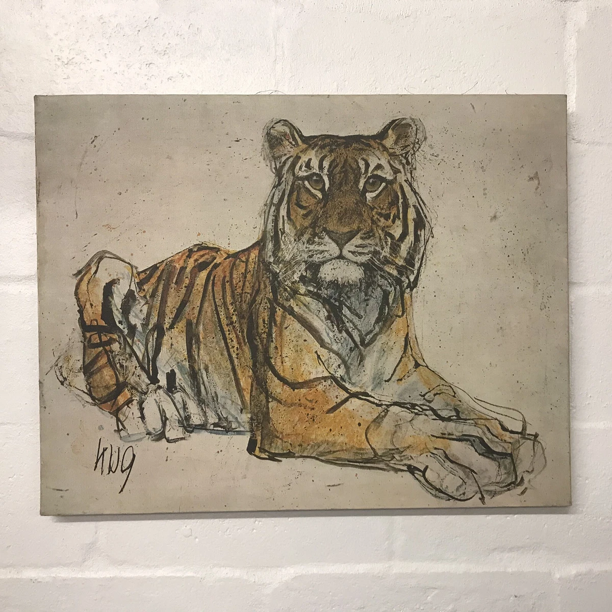 Hug Tiger Painting