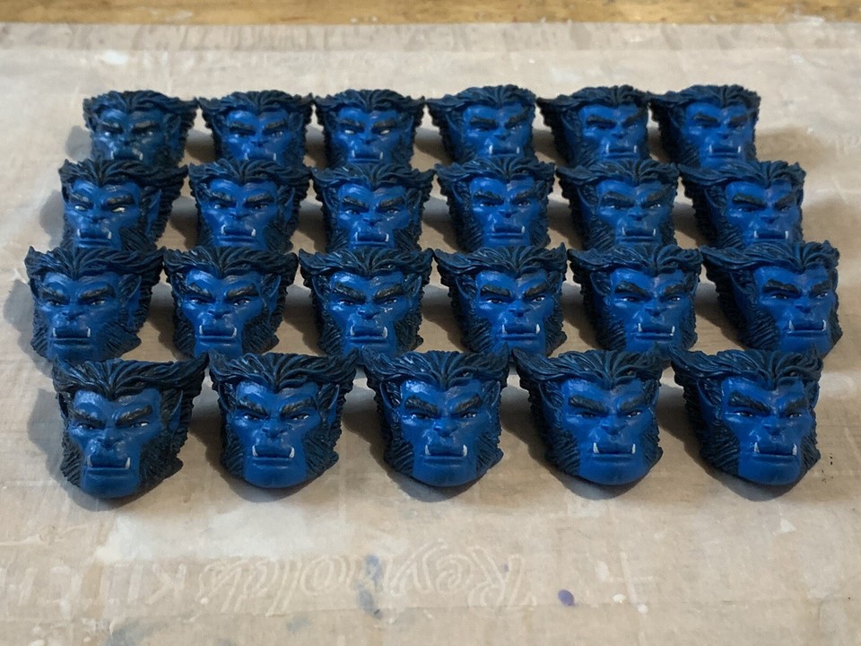 Hasbro Marvel Legends Beast Custom Head Figure not included. ****HEAD ...