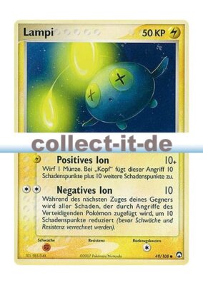 Pokemon 49/108 - Lampi | eBay