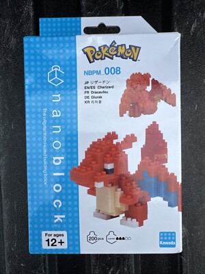 Pokemon Nanoblocks Charizard 200 pcs Toy Building Blocks Japan NBPM_008 ...