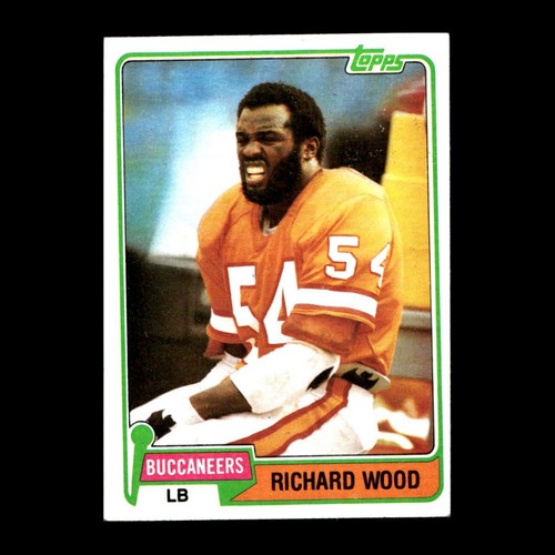Richard Wood 1981 Topps Rookie Tampa Bay Buccaneers #181 Vintage ...