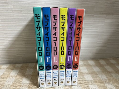 Mob Psycho 100 II 1st Edition Vol.1-6 Complete Set Japanese Blu-ray ...