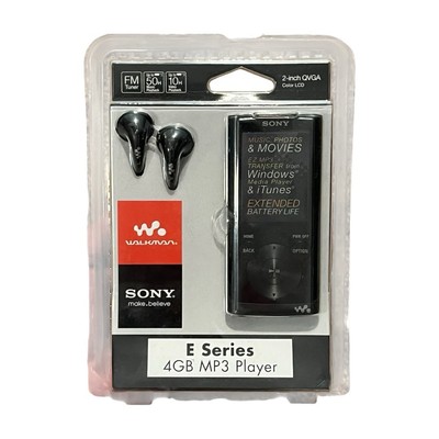 RARE Sony Walkman 4GB MP3 Digital Music Player Back NWZ-E353BMC2 NEW ...