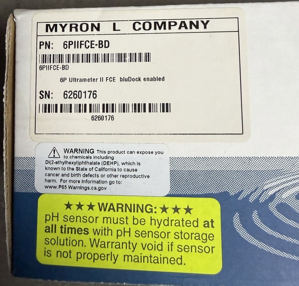 MYRON L CO 6PIIFCE-BD / 6PIIFCEBD BRAND NEW 6P ULTRAMETER II FCE ...