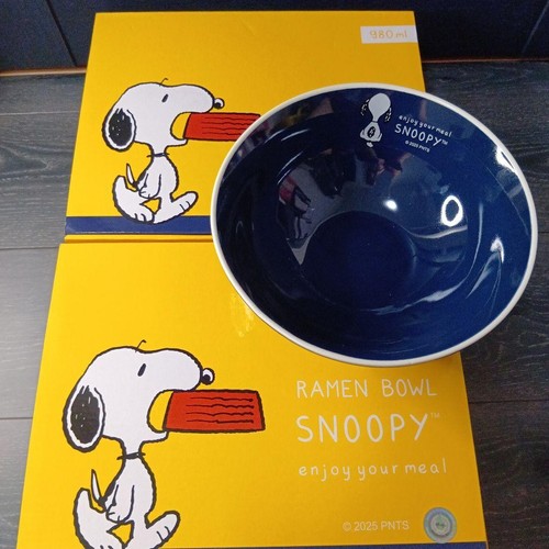 Snoopy m628 Ramen Bowl 980Ml 2-Piece Set | eBay