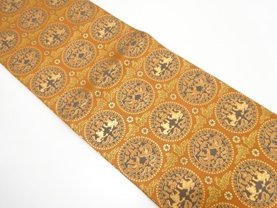 7389290: JAPANESE KIMONO JAPANESE FUKURO OBI / WOVEN SHOSOIN PATTERN | eBay