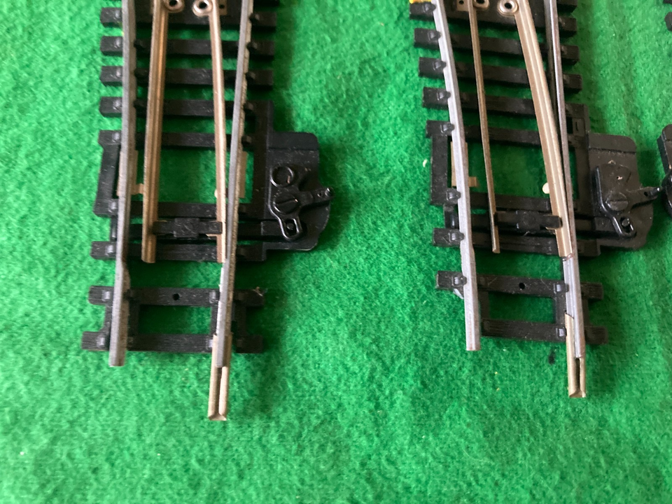 HORNBY OO TRACK POINTS R612 LEFT HAND & R613 RIGHT HAND (4) | eBay UK