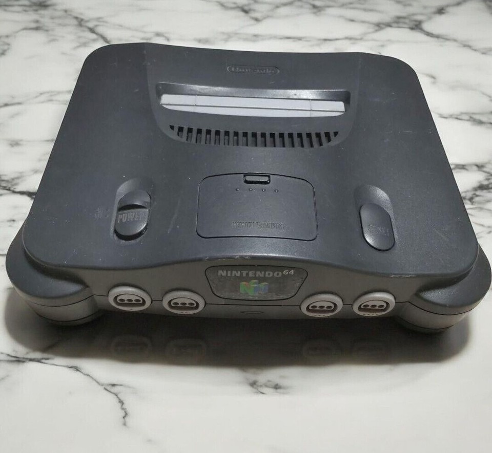 N64 Nintendo 64 console Black select option Bundle Used Region free ...