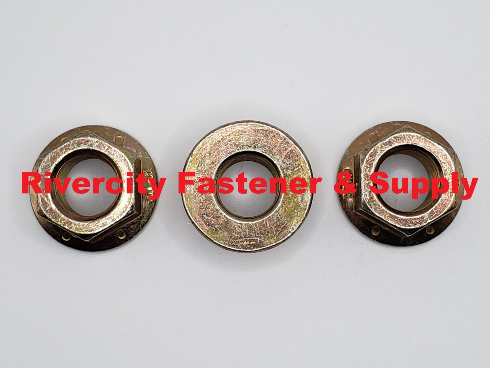 5/8-18 Grade 8 All Metal Flange Lock Nut 5/8x18 Two way reversible Nuts ...