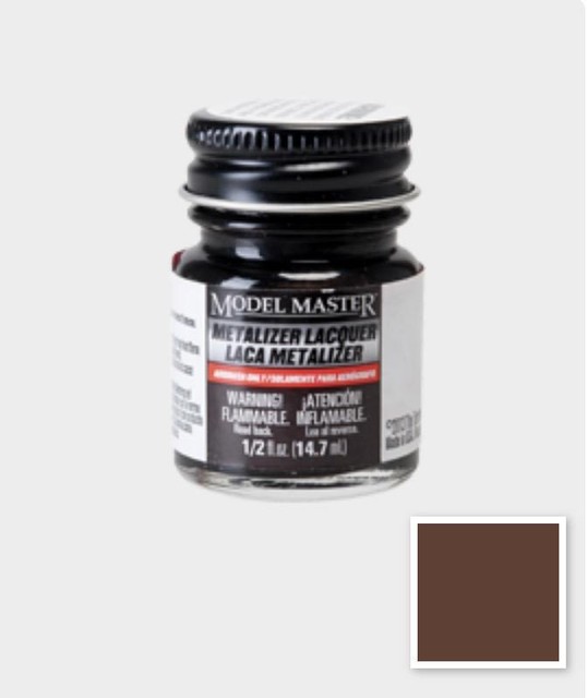 Testors Model Master Metalizer Lacquer 1424 Burnt Iron for sale online ...