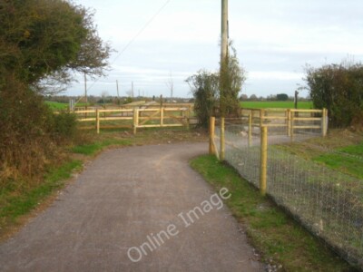 Photo 6x4 New fencing - new cycle path Kempshott By the access to ...