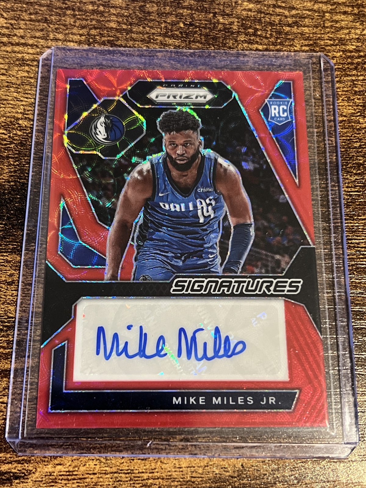 2023-24 Panini Prizm Mike Miles Jr Red Choice Sensational Signatures RC ...