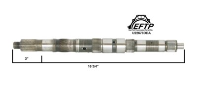 Dodge - Chrysler - A727/TF8 2wd output shaft 16-3/4" OAL 1976-On 1st ...