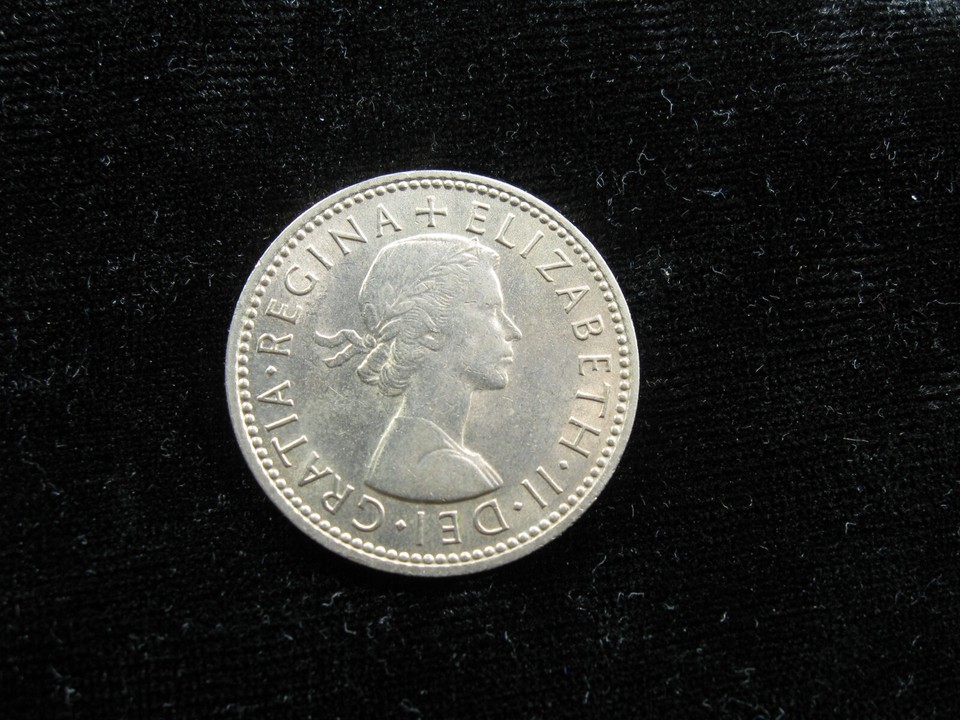 Old world coin GREAT BRITAIN shilling 1965 KM904 Queen Elizabeth II (14 ...