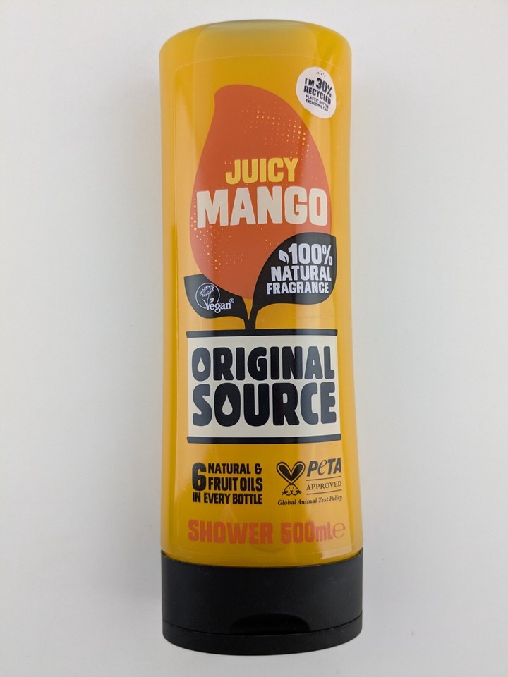 3 x Original Source Body Wash Shower Gel Juicy Mango 500ml NEW | eBay ...