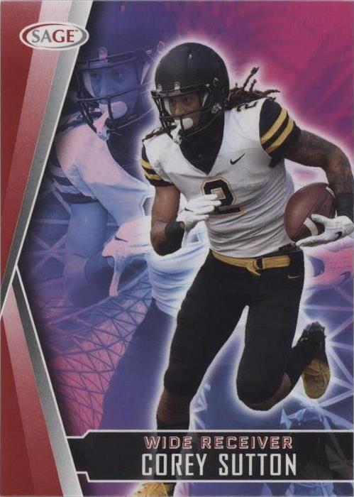 2022 SAGE High Series - Corey Sutton #169 Red (RC) for sale online | eBay