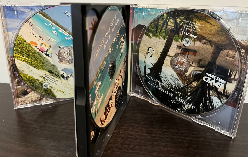 JIMMY BUFFETT - Live In Anguilla (CDs + DVD) - Compact Disc CD - EX ...