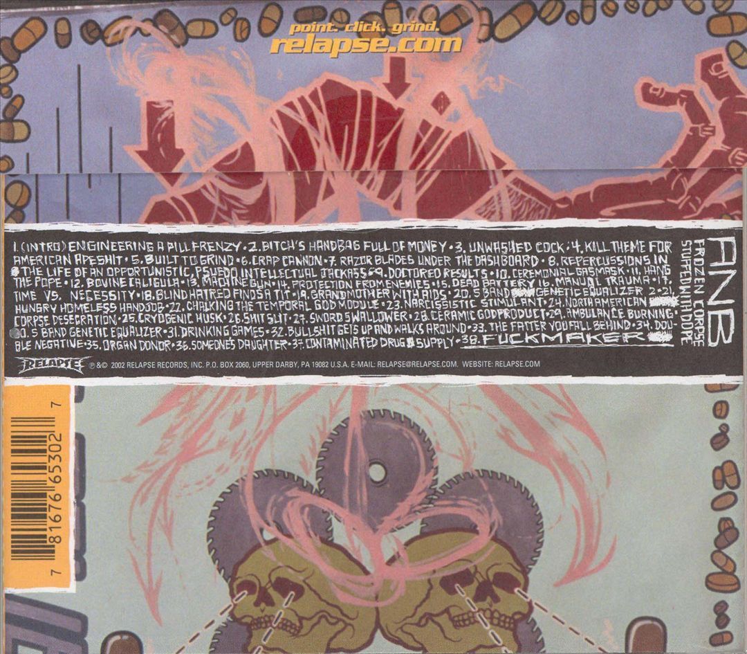 Frozen Corpse Stuffed with Dope [PA] by Agoraphobic Nosebleed (CD, Nov ...