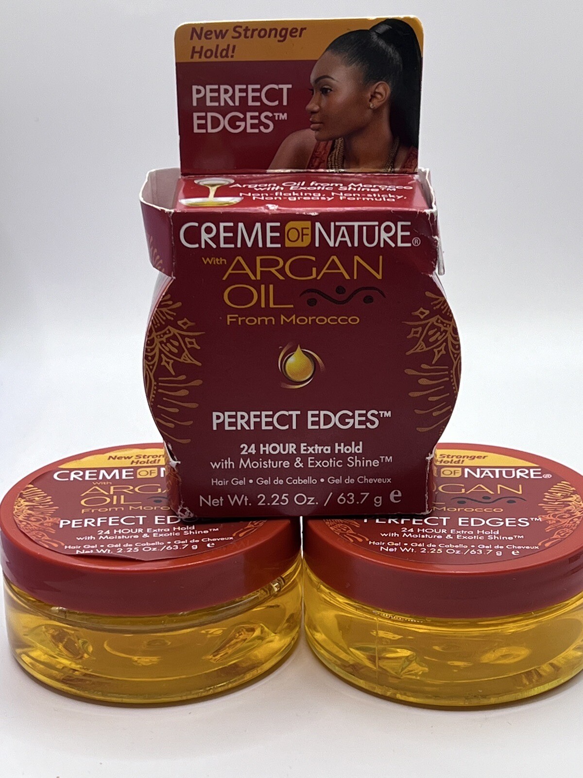 (3)× Creme Of Nature Argan Oil Perfect Edges Gel 2.25 oz 75724061057| eBay
