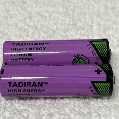 TADIRAN ~ TL-2100/T ~ Battery, Non-Rechargeable, AA, Lithium, 3.6 VDC 2 ...