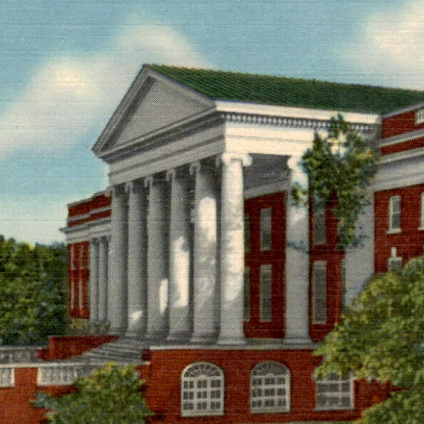 Charlottesville VA School Of Medicine University Of VA Linen Vintage ...