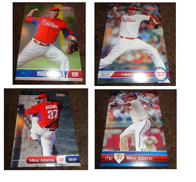 PHILLIES 2013-2014 Mike Adams PHOTO CARD 4" x 6" SGA | eBay