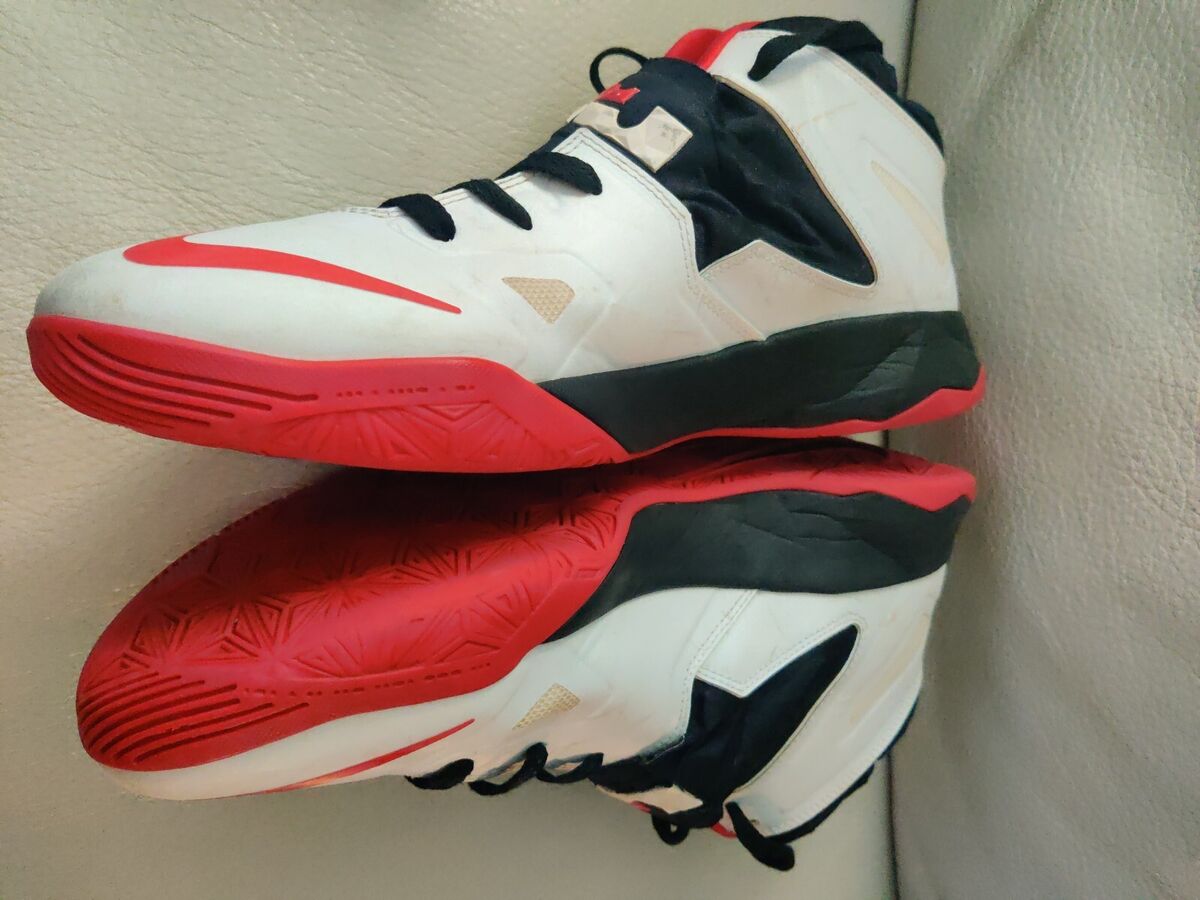Lebron Soldier 7 Red And White
