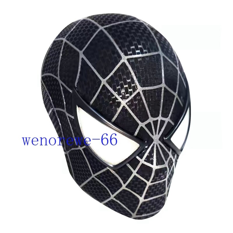 US STOCK 1:1 Spiderman Tobey Maguire Mask Handmade 3D Hood Headwear ...