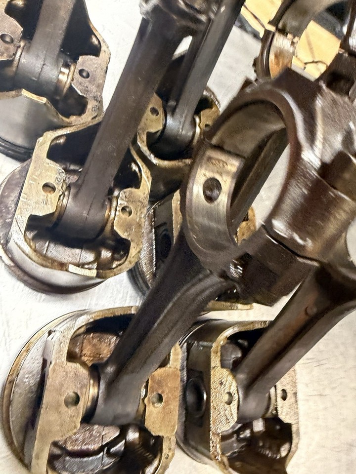 (6) Connecting Rod and Piston Ford 300 4.9L Engine Bronco F150 F250 Std ...
