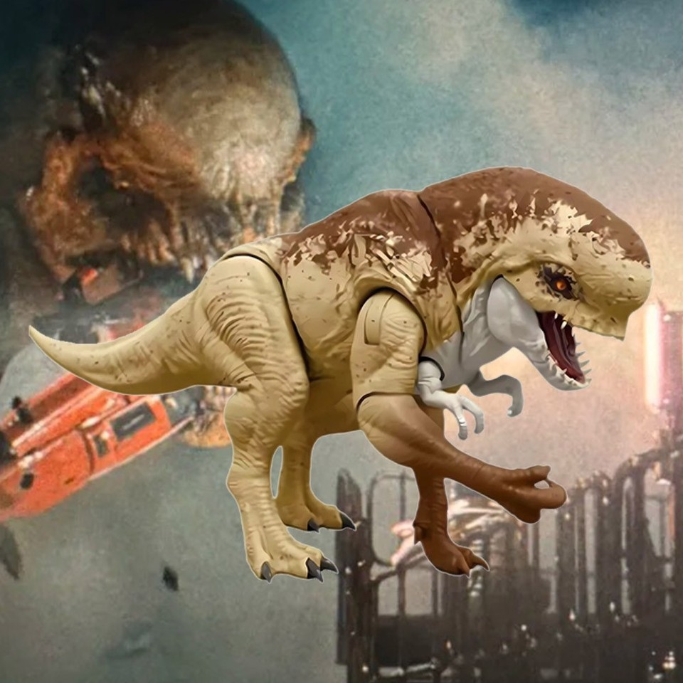 Jurassic World Rebirth Distortus Rex Rumble'n Rampage Figure Gift 20cm ...