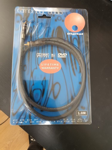 CAMBRIDGE AUDIO COAXIAL digital 75 ohm DOUBLE SCREENED Interconnect ...