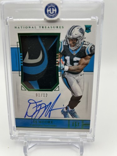DJ Moore 2018 National Treasures TRUE RPA RC Patch Auto /12 | eBay