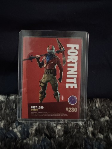 2019 Panini Fortnite Series 1 Trading Card - Rust Lord | eBay