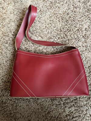 NINE & COMPANY DESIGNER RED HANDBAG PURSE - CLASSY | eBay