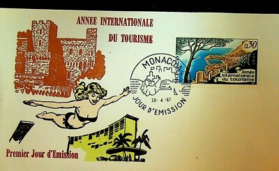 International Tourist Year Monaco First Day Cover 1967 | eBay